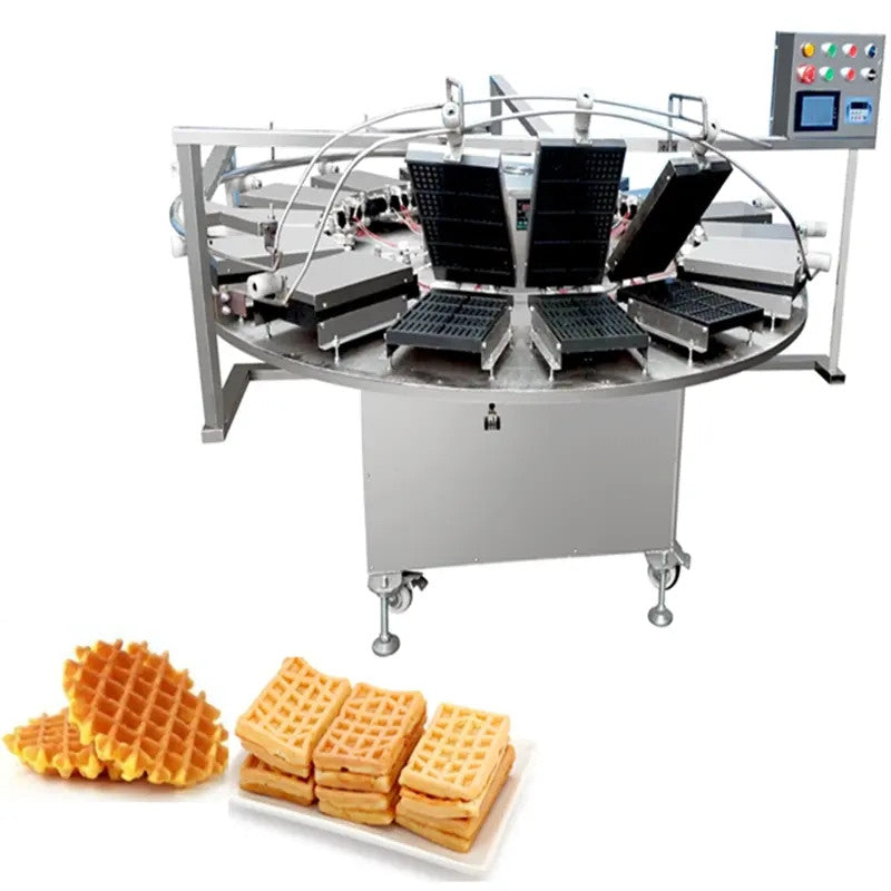 High Efficiency Full Automatic Soft Waffle And Wafer Roll Making Machi ...