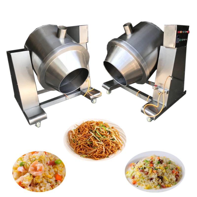 Electric Automatic Stir Fryer Machine Commercial Stir Fry Cooking Mach ...