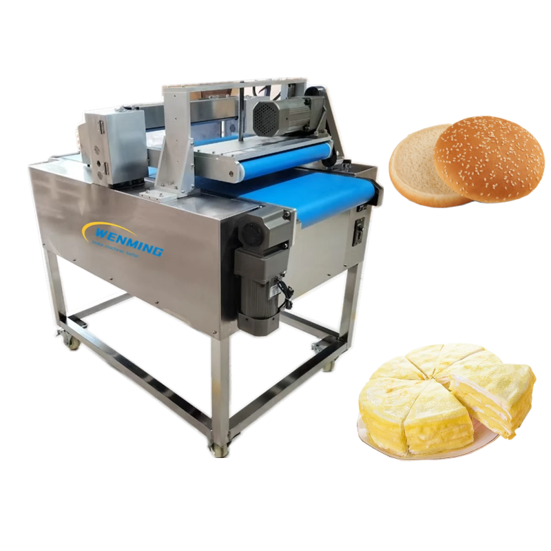 Automated Multifunctional Wholesale Burger Bun Slicer Machine Cake Cut ...