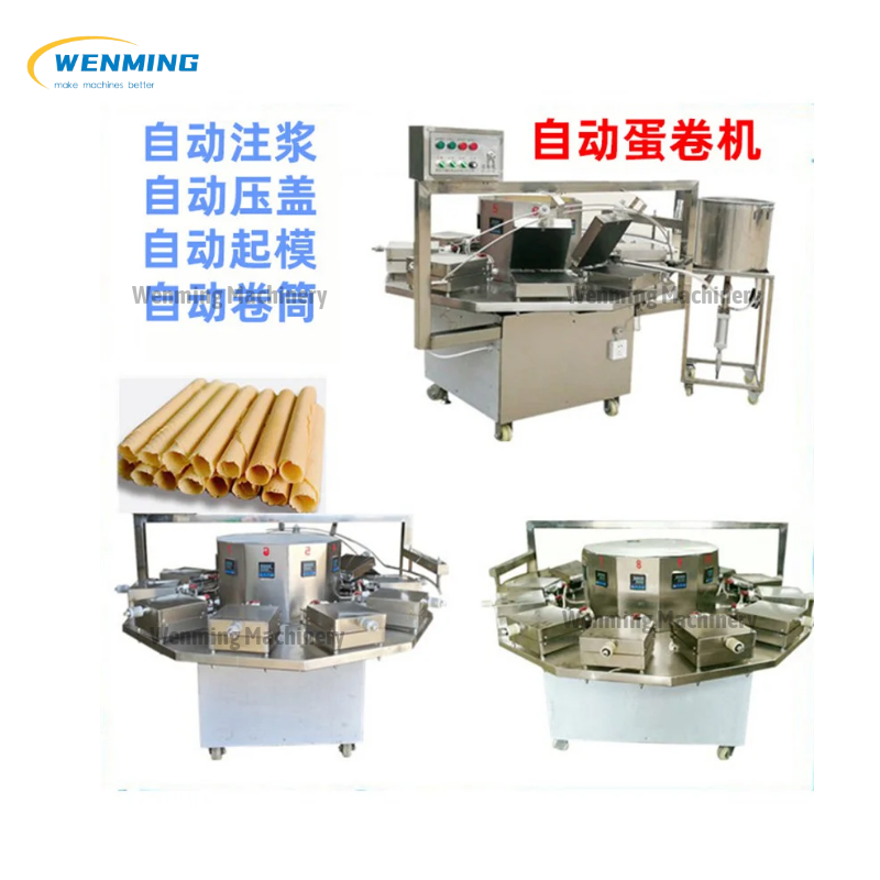 Hig Efficiency Full Automatic Egg Stick Roll Maker Machine with good p ...