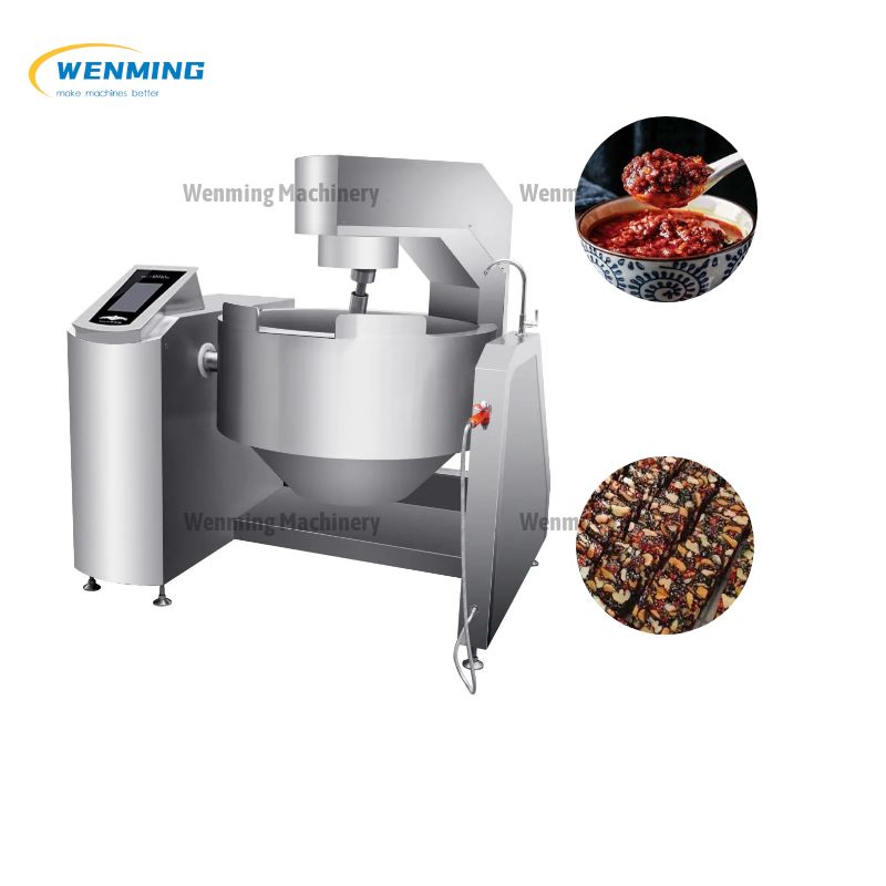 Efficient Automatic Wok Cooker Fully Automatic Planetary Frying Pan Ho ...