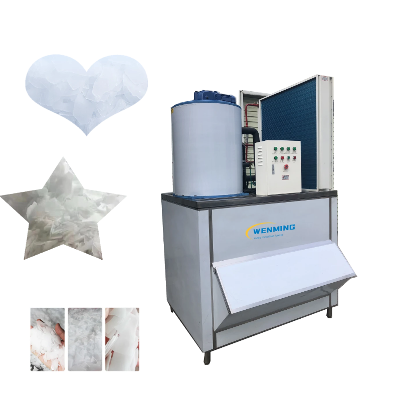 High Efficiency Flake Ice Machine For Sale Fish Flake Ice Making Shavi ...