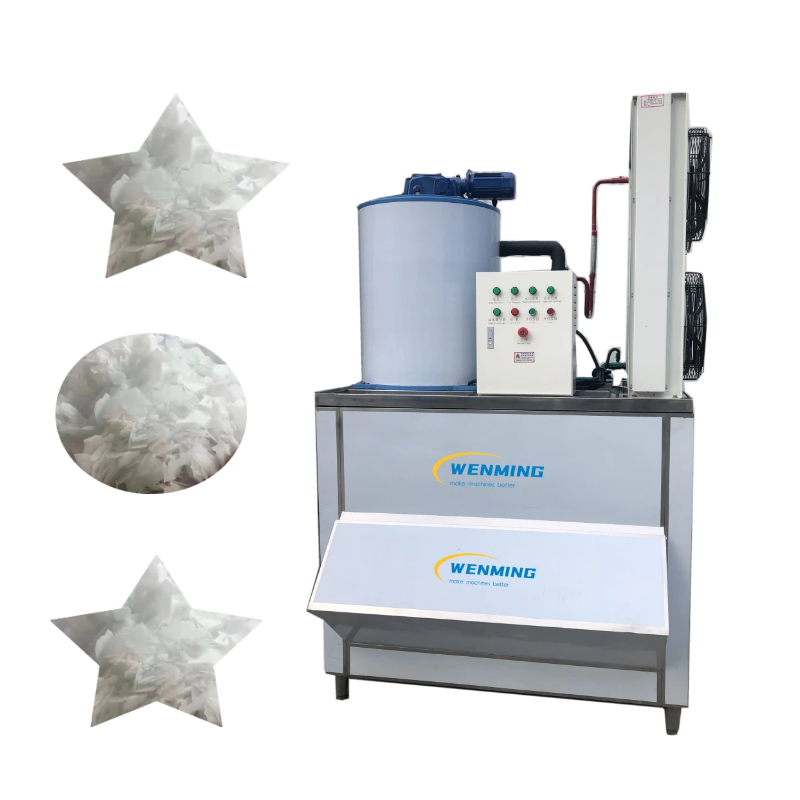Electric High Capacity Ice Machine Flake Ice Flake Ice Making Machine ...