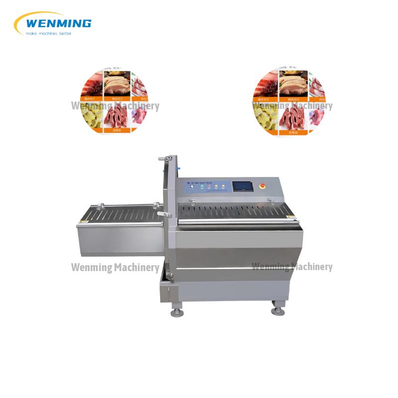 Energy-efficient Electric Frozen Meat Cutter Frozen Food Slicer For sa ...