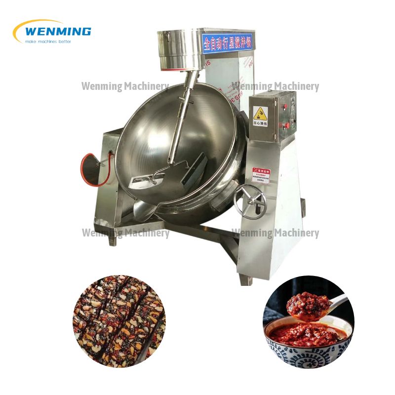 Safe Electromagnetic Automatic Planetary Wok for Industry Auto Wok Mac ...