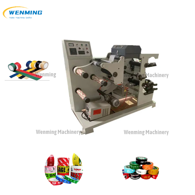Innovative Tape Printing And Slitting Machine 2-Color Tape Flexographi ...