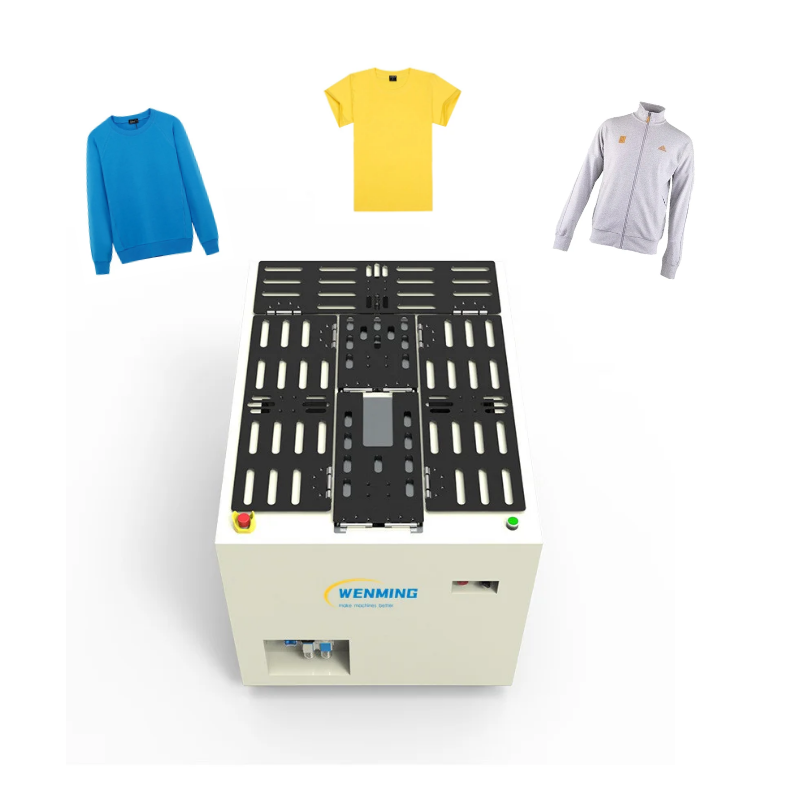 Commercial Automatic Clothes Folder T-Shirt Folding & Bagging Machine ...