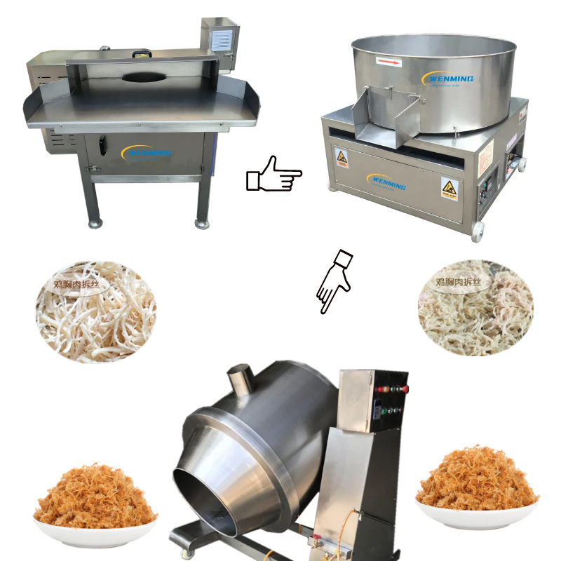 Factory Supply Meat Wire Drawing Machine Chicken Meat Shredder – WM ...