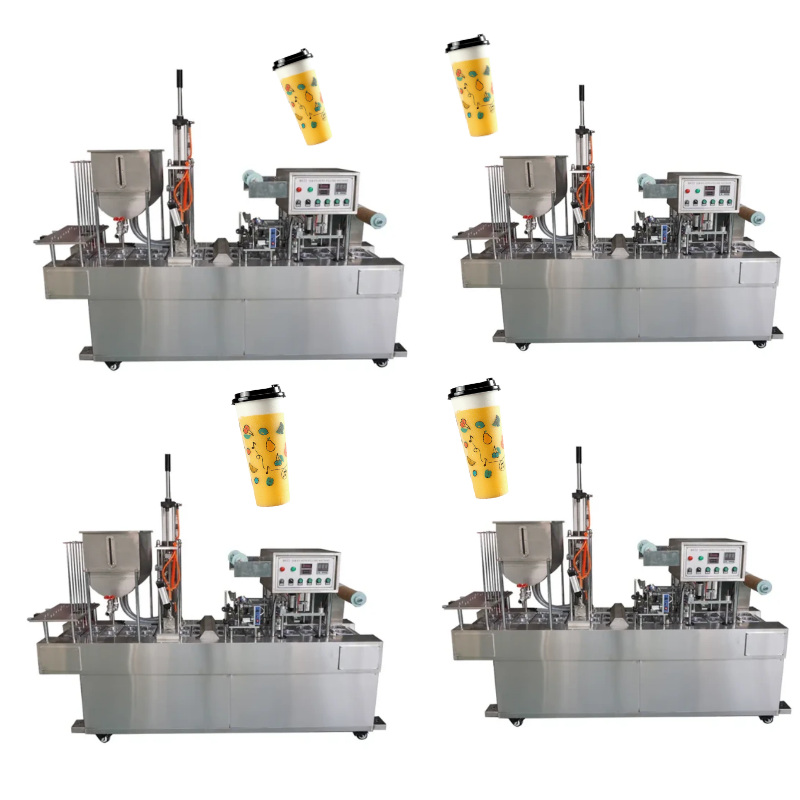 Cup Filling Machine Juice Cup Filling Sealing Machine For Small Busine ...