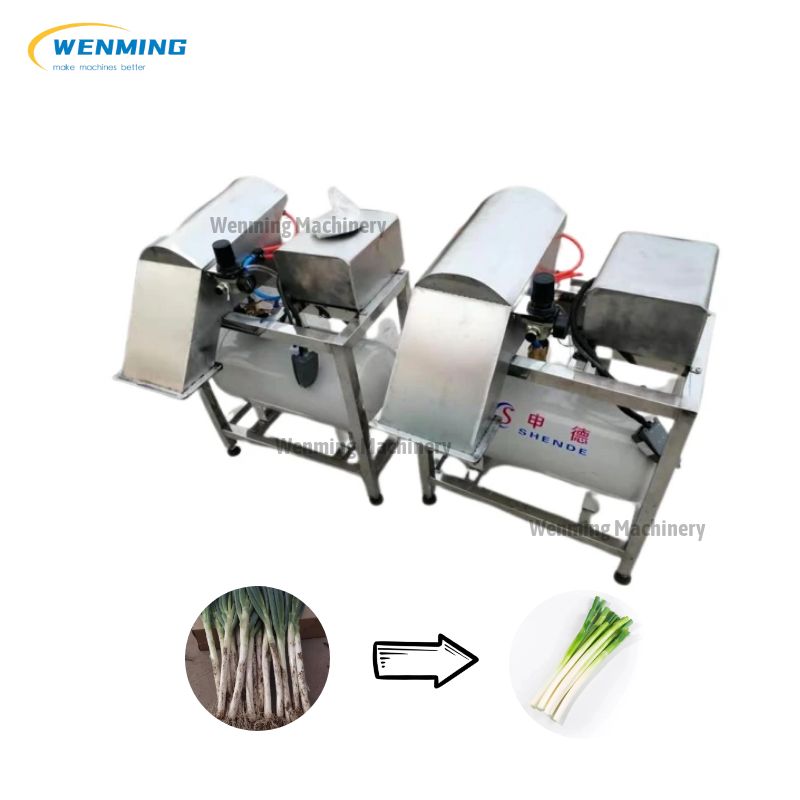 Stainless Steel Shallot Peeling Machine Root Cutting Machine Vegetable ...