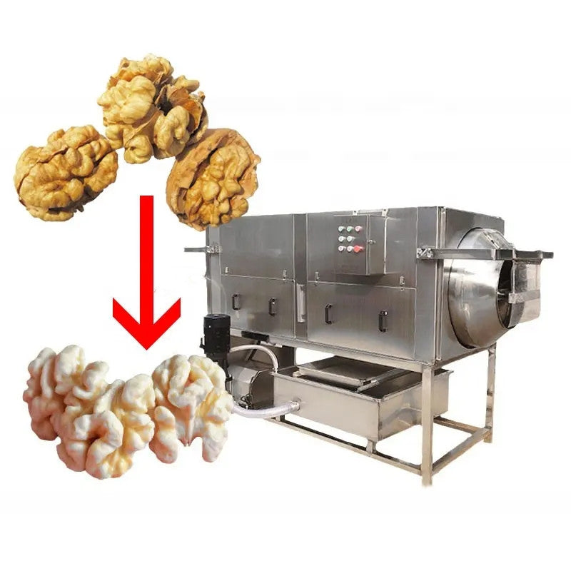 Physical Water Circulation No-Soak Automatic Walnut Kernel Peeling Mac ...