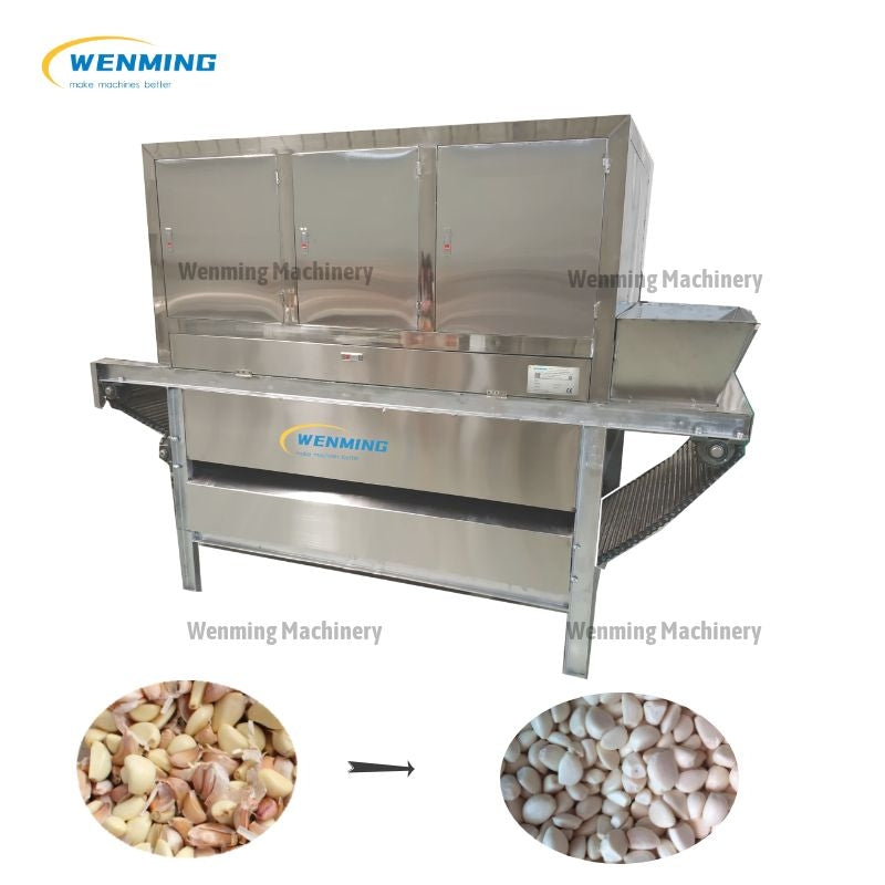 400-2000kg/h choosable Chain type Garlic Peeling machine – WM machinery
