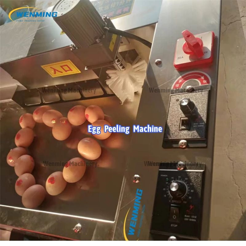 3600pcs/h Egg Shell Peeling Machine Egg Breaker Peeler Machine – WM ...