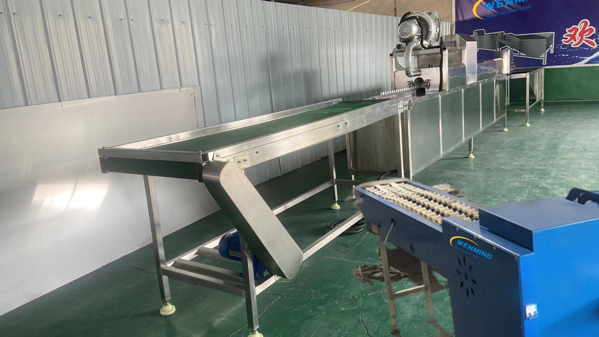 Egg Washing-Drying-light detection-Sorting Production Line – WM machinery