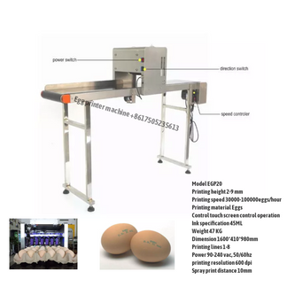 Commerical Egg Printing Machine for Egg coding – WM machinery