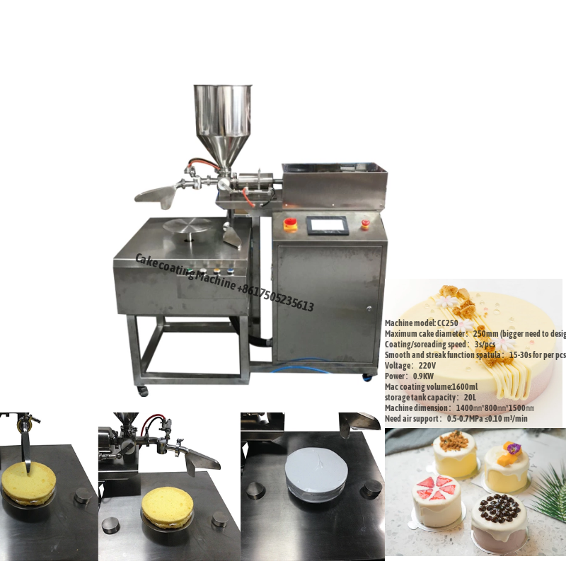Automatic Birthday Cake Spreading coating Machine – WM machinery