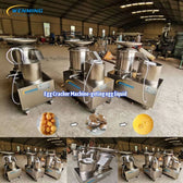 Automatic Egg Cracker Machine getting separated egg shells& liquid – WM ...