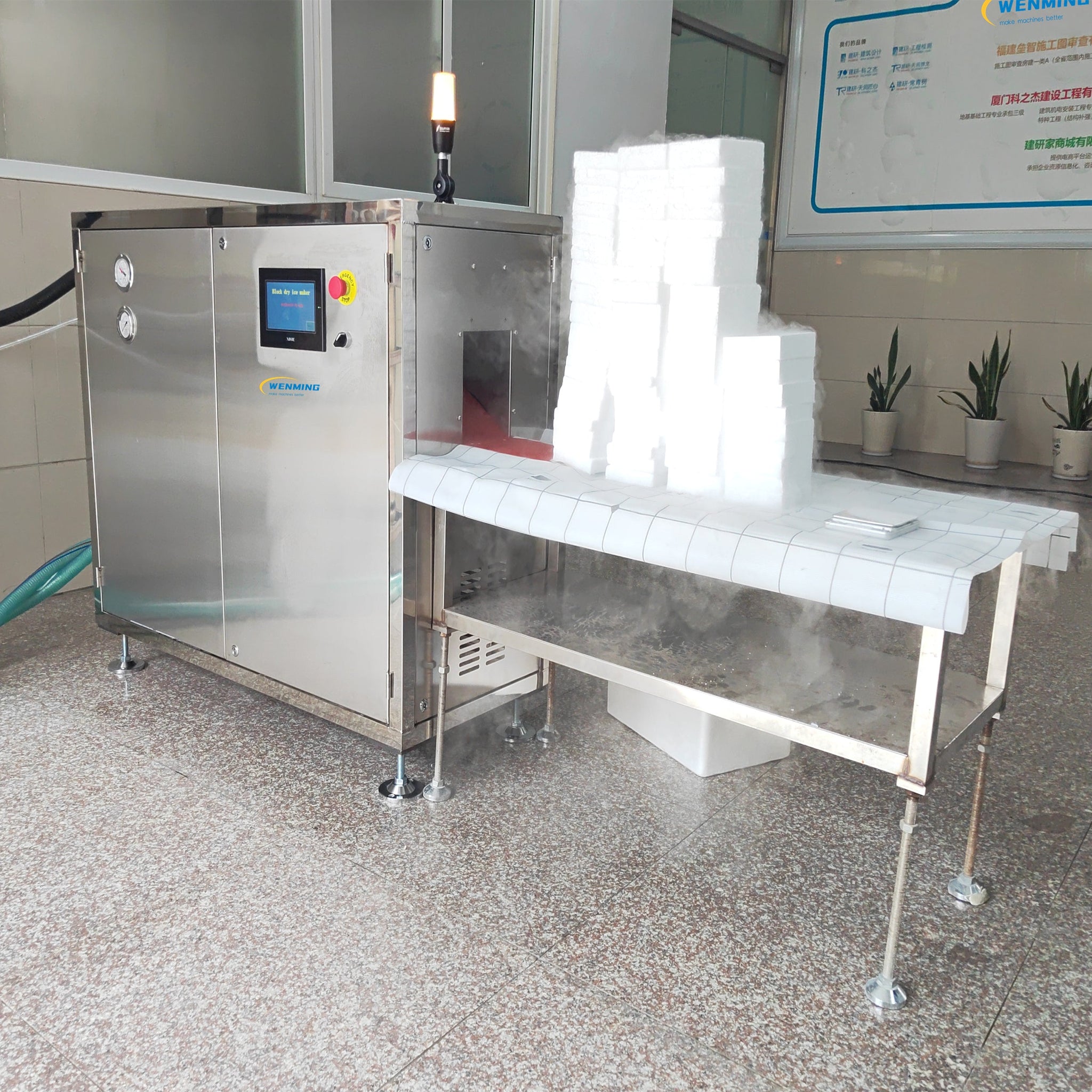 High capacity Dry Ice Machine price competitive for making dry ice – WM ...